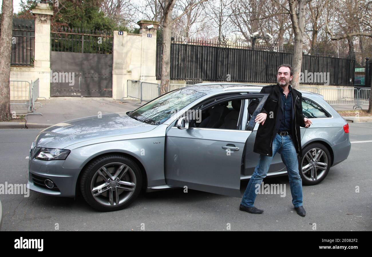 Bruno Solo attending a TV taping in Paris, France on January 11, 2012 ...