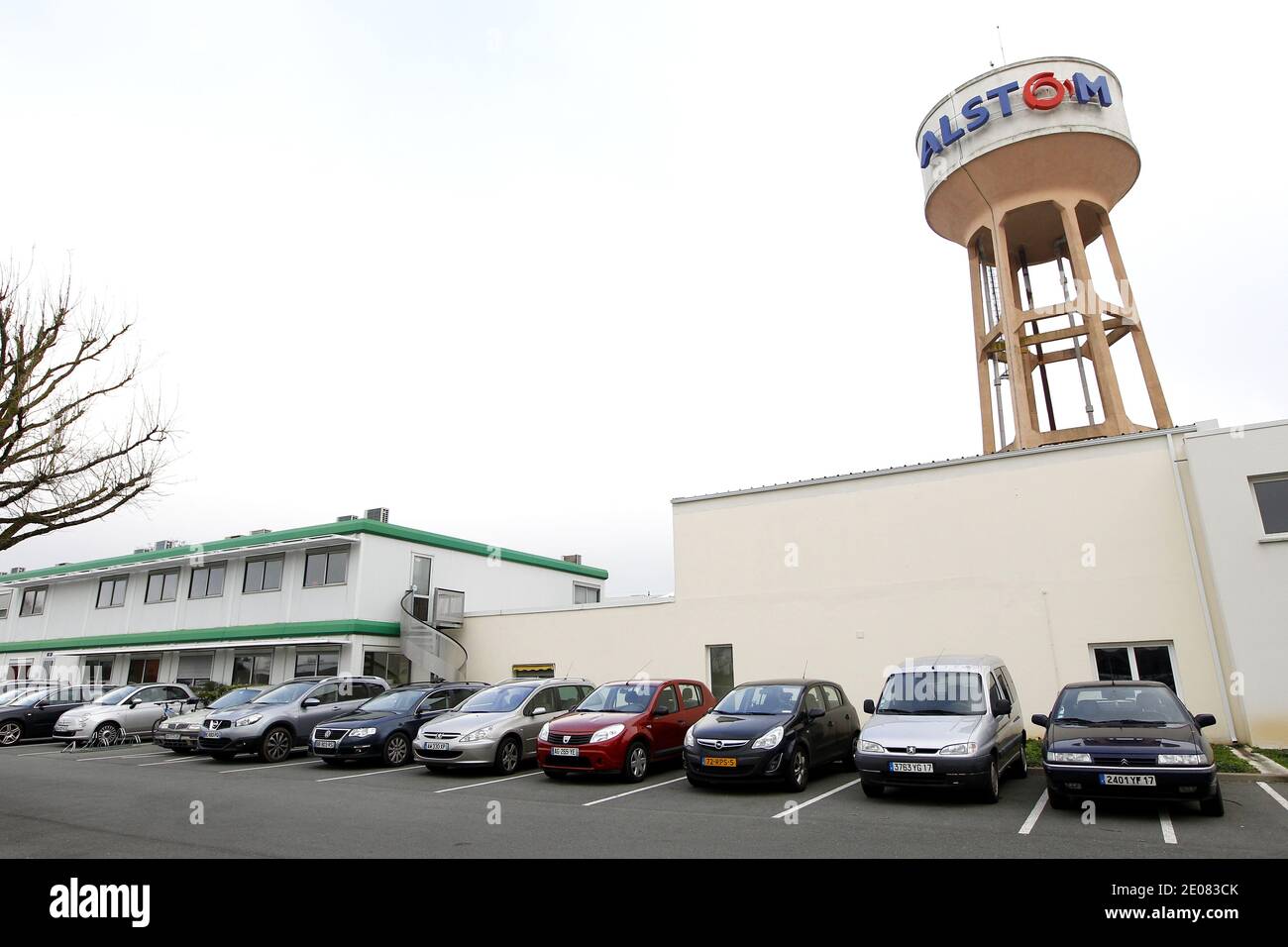 Outside view of the Alstom plant in La Rochelle-Aytre, France on ...