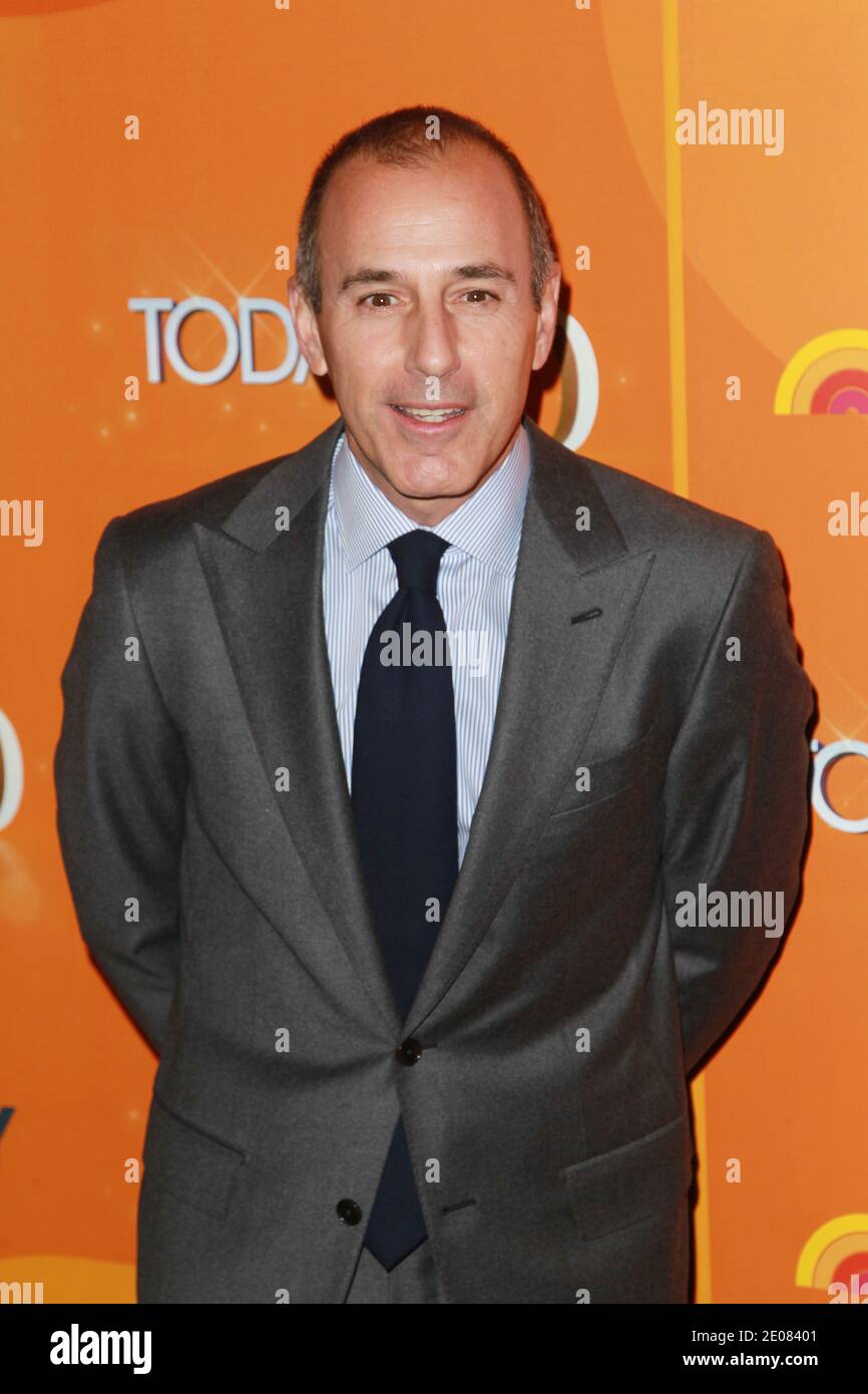Matt Lauer attends the 'TODAY' Show 60th anniversary celebration at The ...