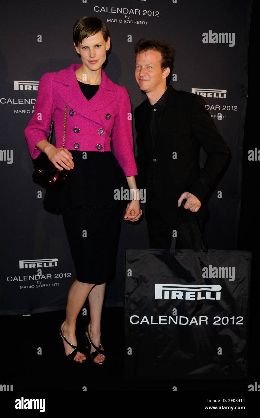 Saskia De Braun and her boyfriend Vincent attending the 2012 Pirelli ...