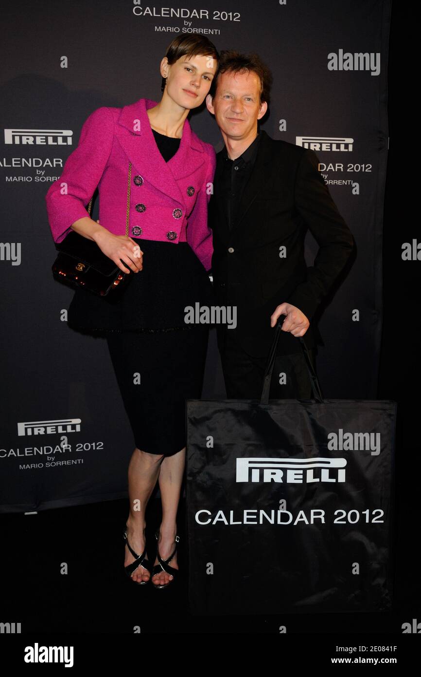 Saskia De Braun and her boyfriend Vincent attending the 2012 Pirelli ...