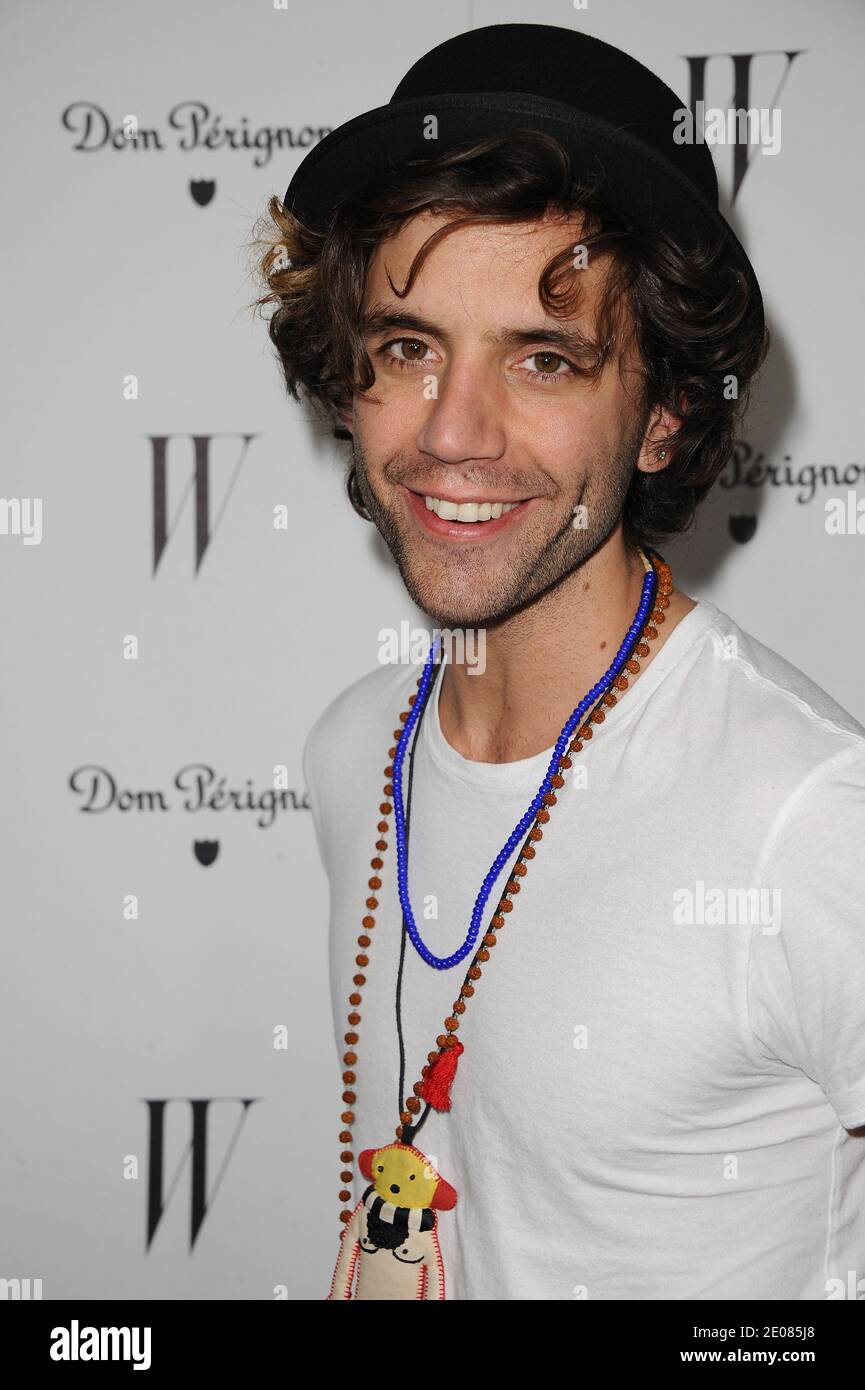 Mika attends the W Magazine party celebrating the upcoming Golden ...