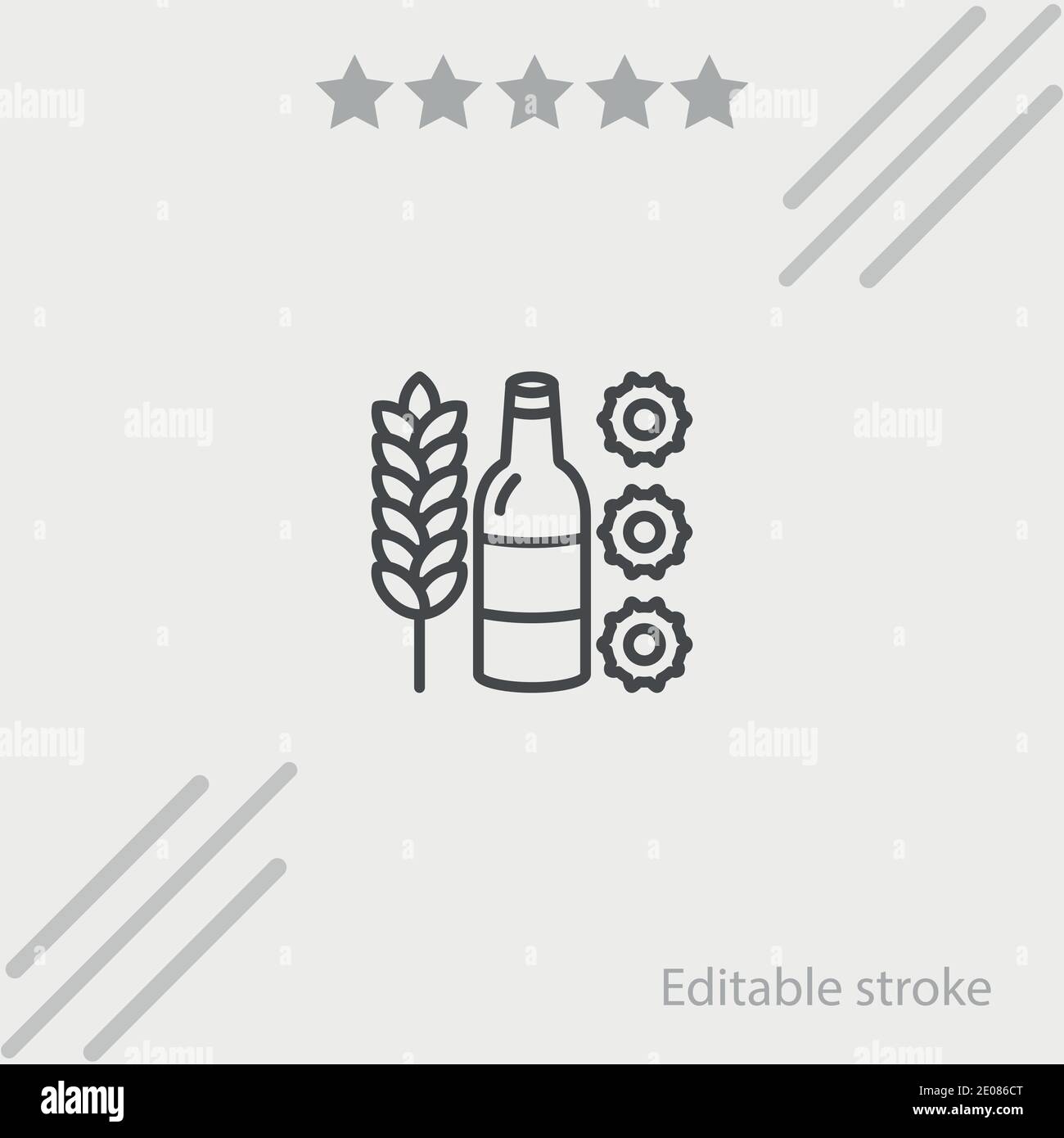 home brewing vector icon modern simple vector illustration Stock Vector ...
