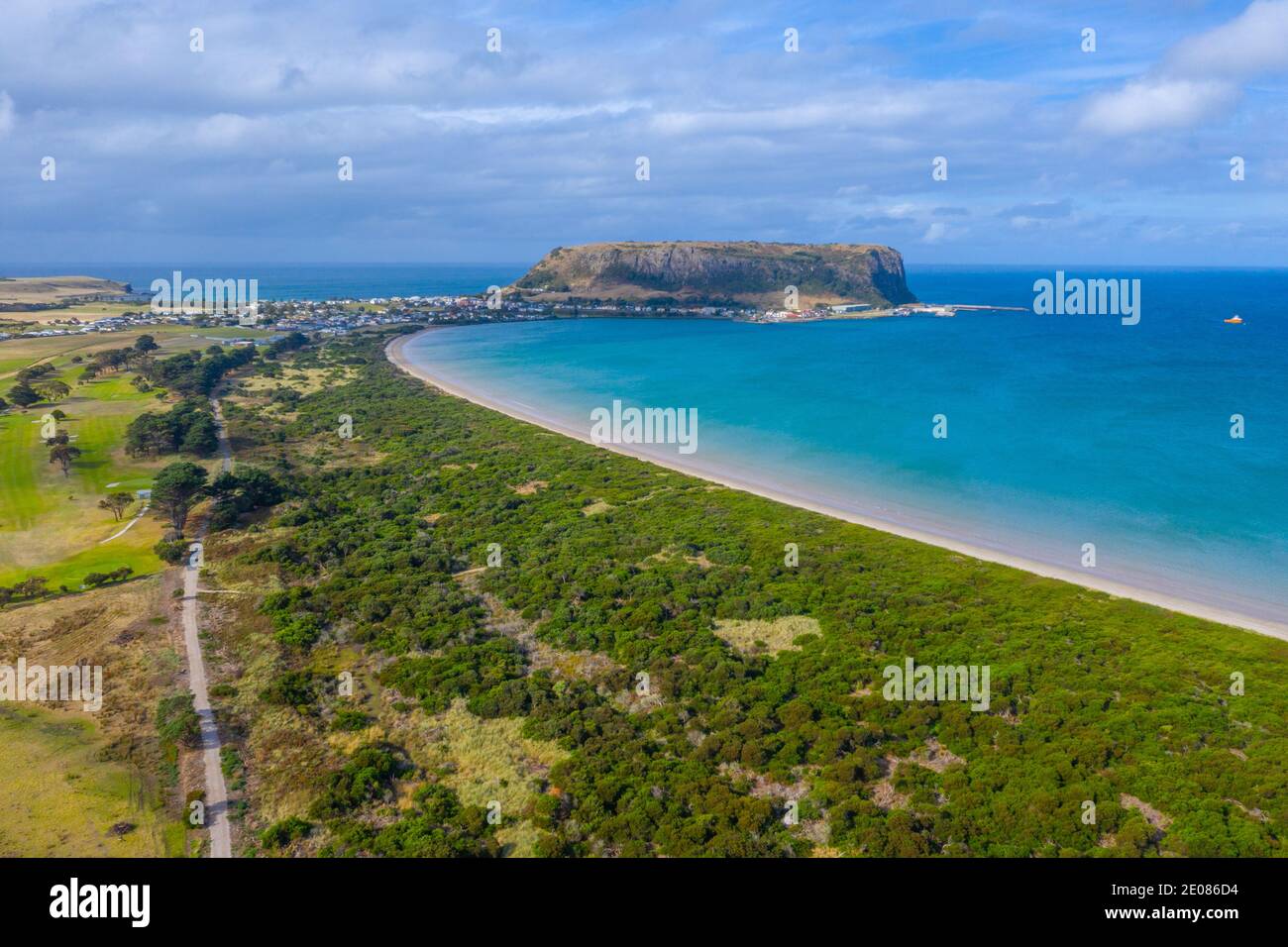 Aerial view of Stanley in Tasmania, Australia Stock Photo - Alamy