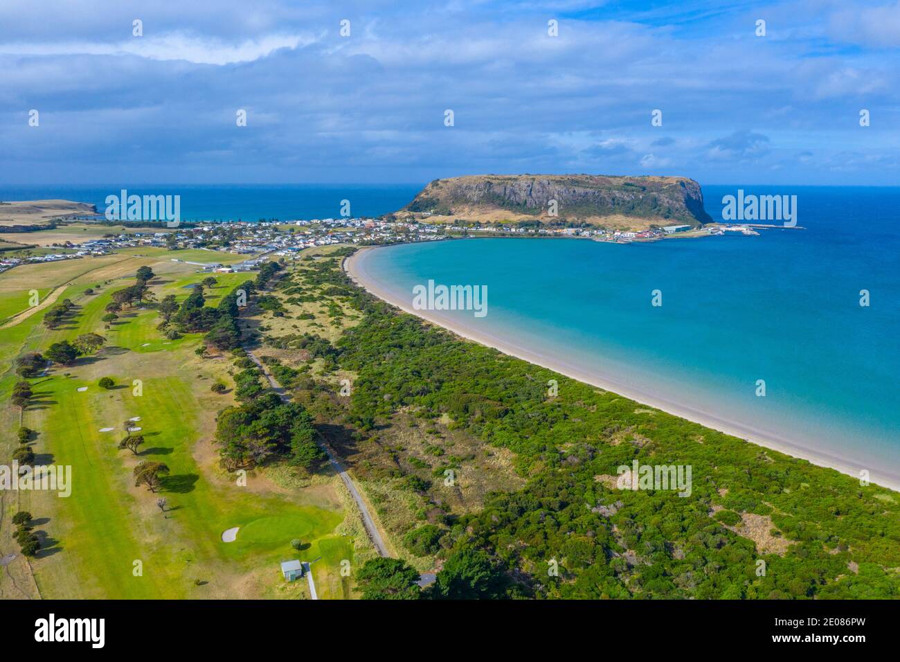 Aerial view of Stanley in Tasmania, Australia Stock Photo - Alamy