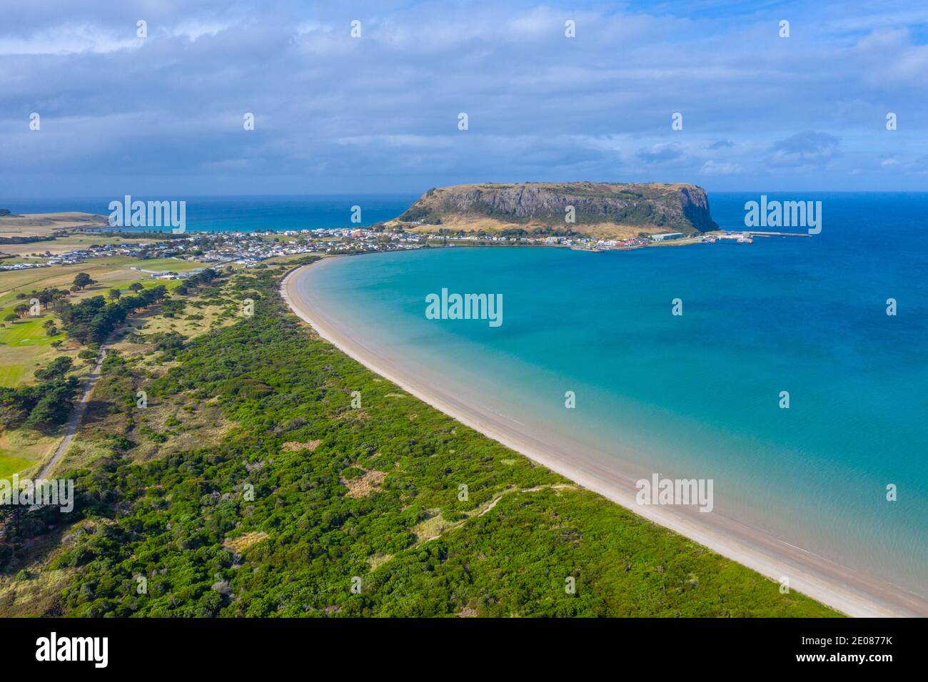 Aerial view of Stanley in Tasmania, Australia Stock Photo - Alamy