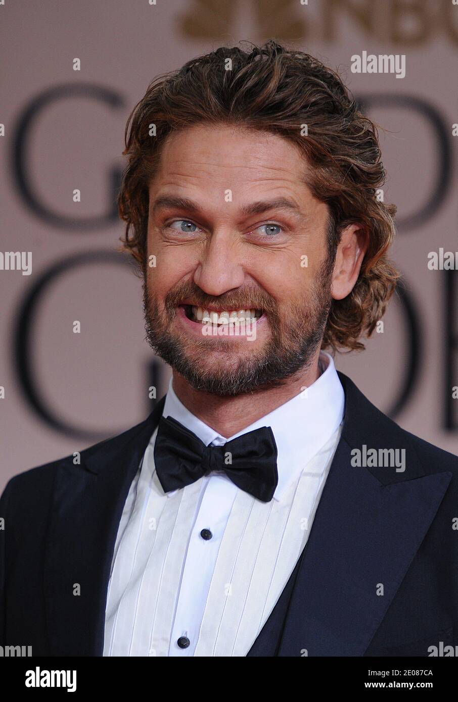 Gerard Butler arriving for the 69th Annual Golden Globe Awards Ceremony ...