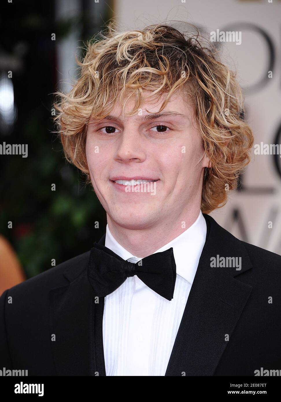 Actor Evan Peters poses in the press room at the 69th Annual Golden ...
