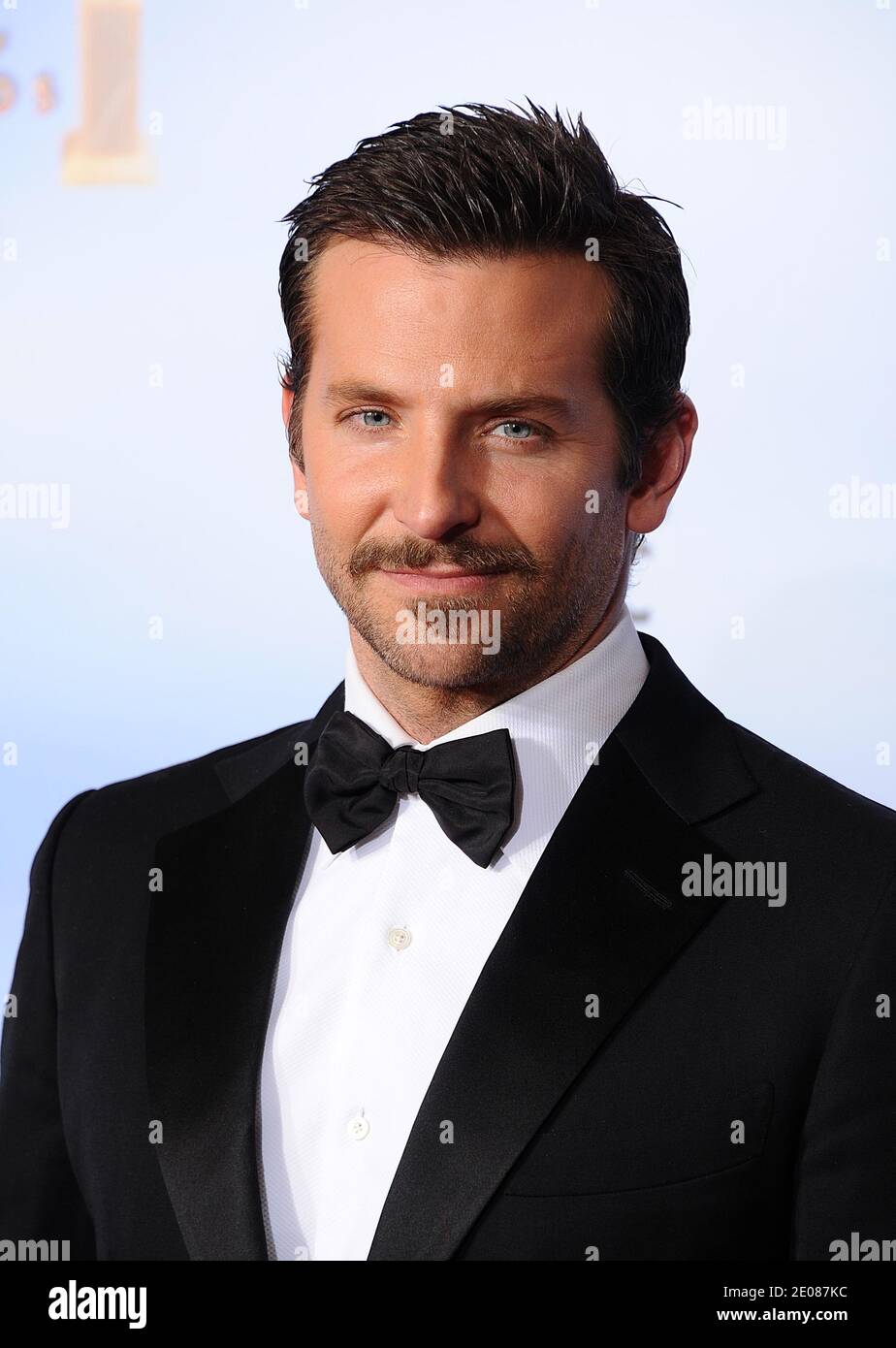 Bradley Cooper poses in the press room at the 69th Annual Golden Globe ...