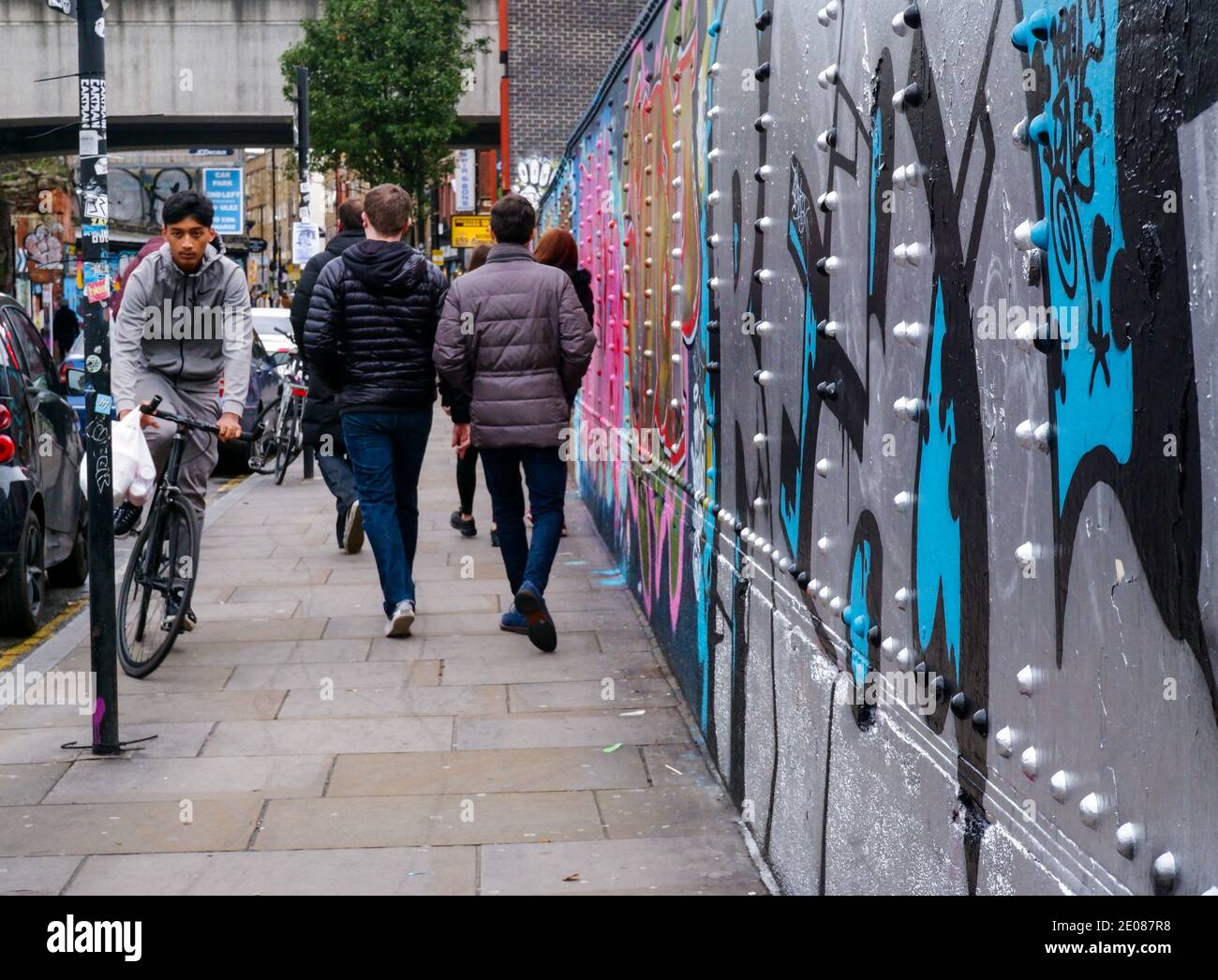 Graffiti covered tower hi-res stock photography and images - Alamy