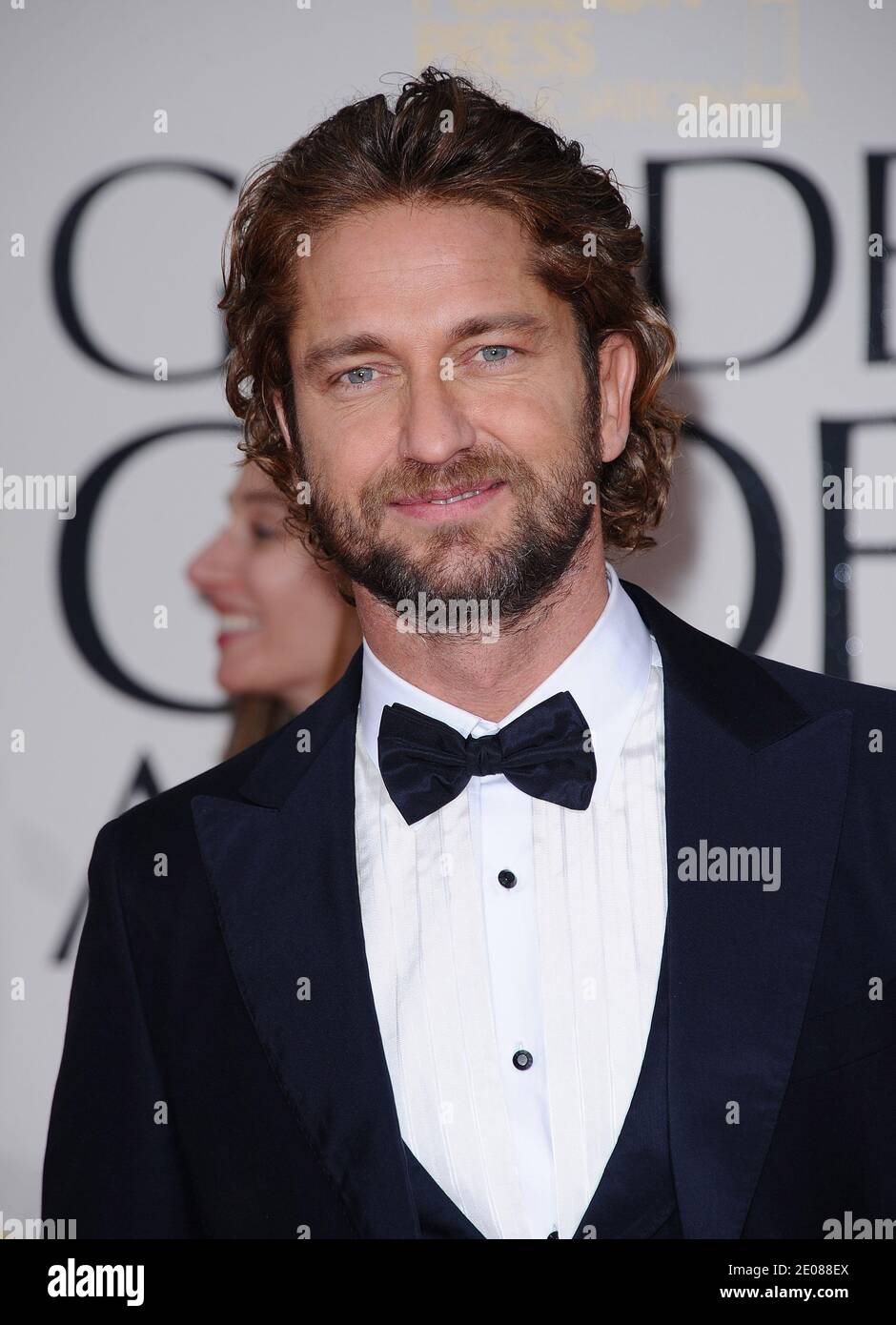Gerard Butler arriving for the 69th Annual Golden Globe Awards Ceremony ...