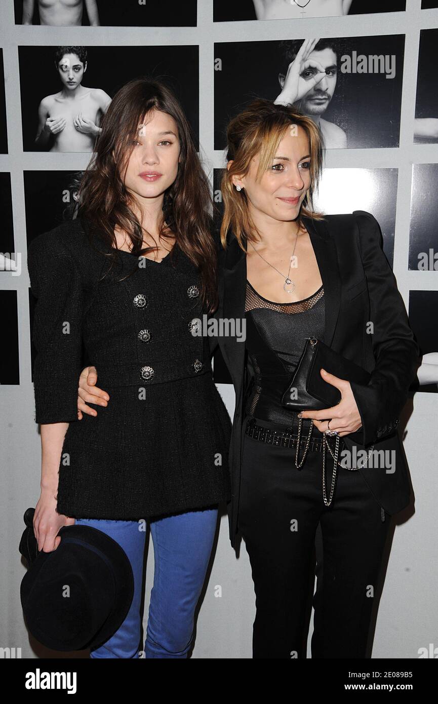 Astrid Berges Frisbey and Audrey Dana attending the photocall for the ...