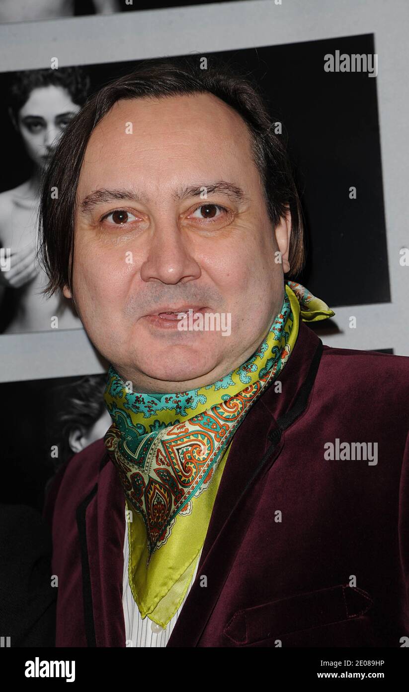 Michel Fau attending the photocall for the Cesar's 2012 Revelations ...