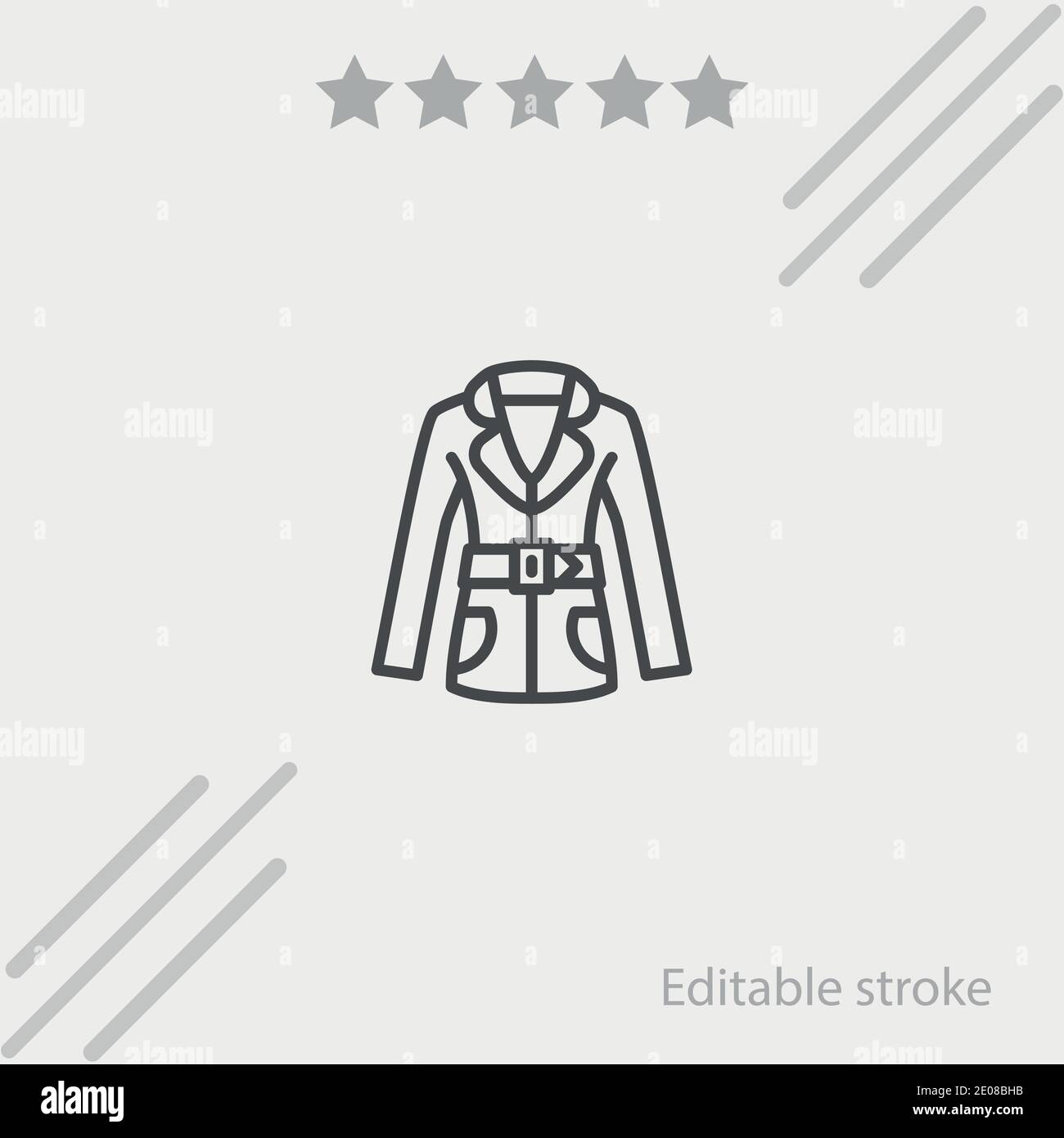 coat vector icon modern simple vector illustration Stock Vector Image ...