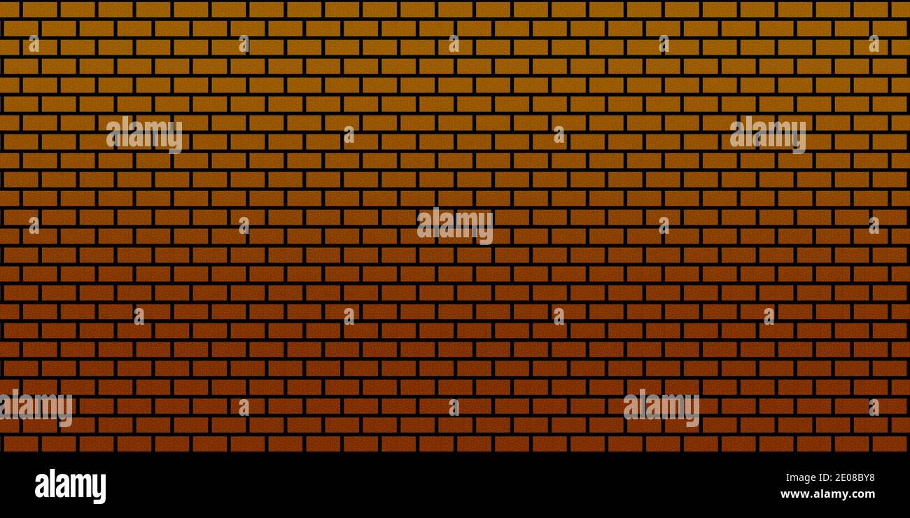Illustration of a brick wall background with a textured surface and ...