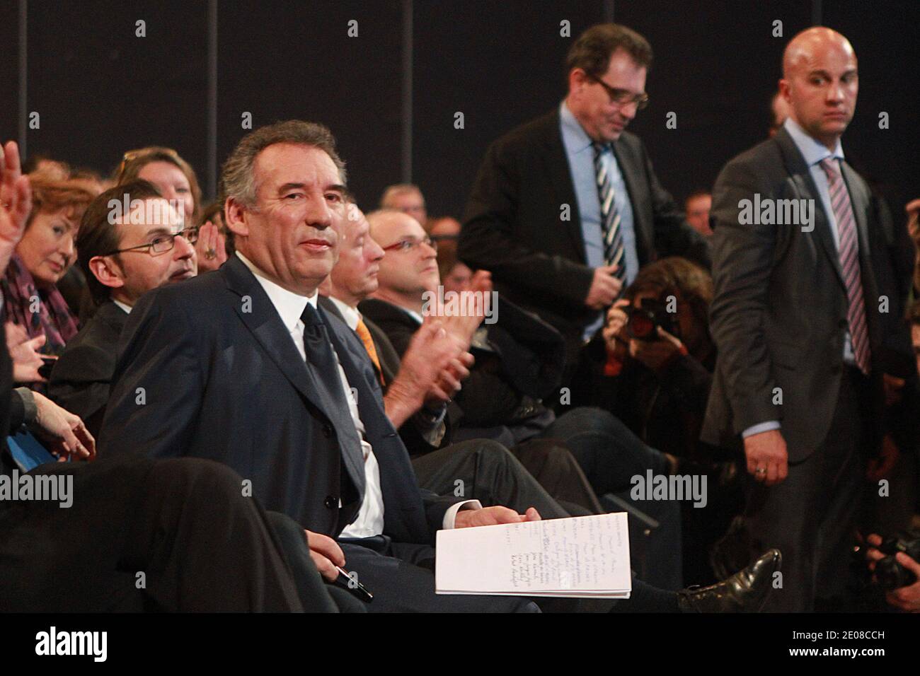 Presidential candidate and leader of the centrist grouping MoDem ...