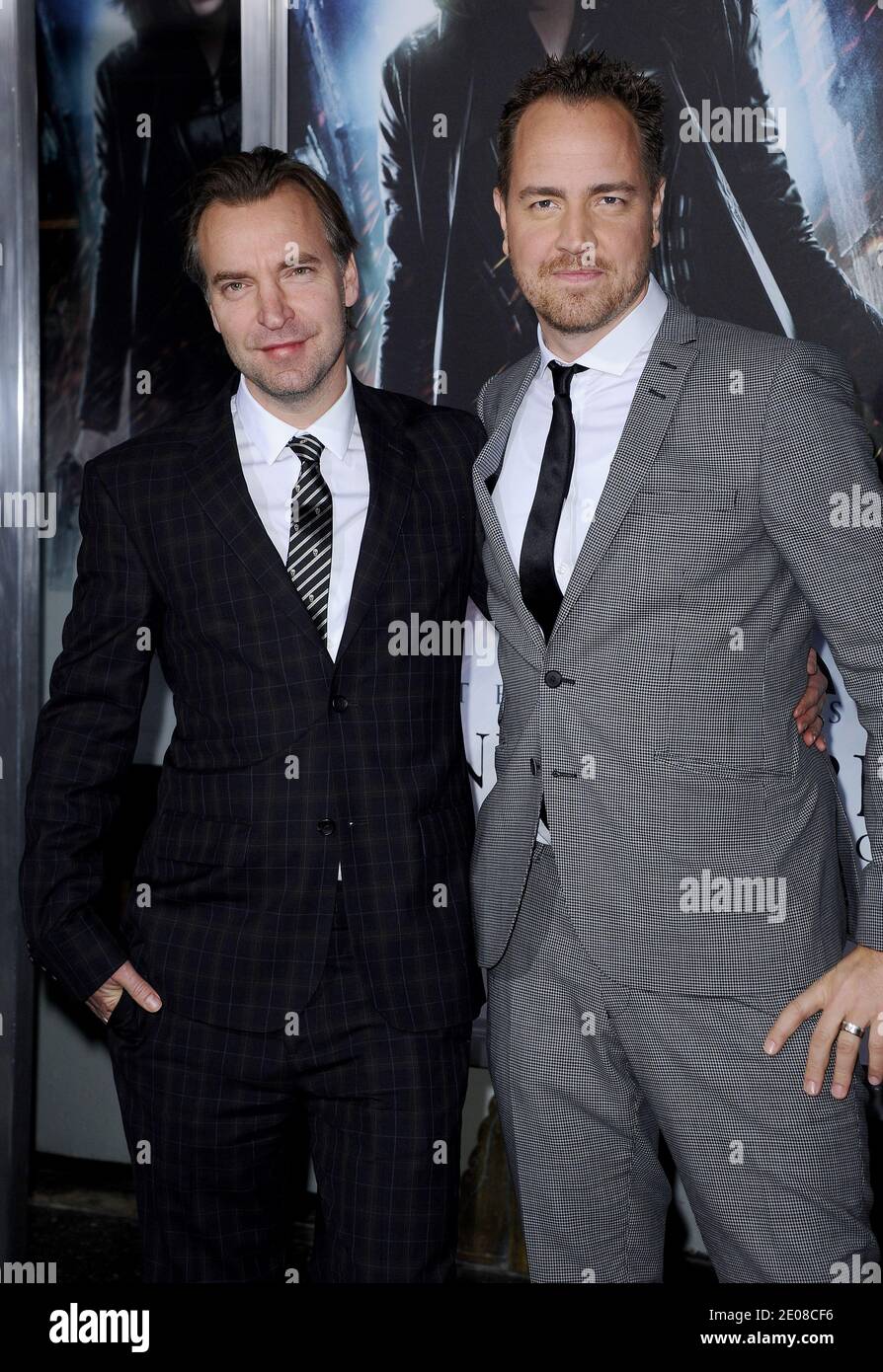 Mans Marlind and Bjorn Stein attend the premiere of 'Underworld ...