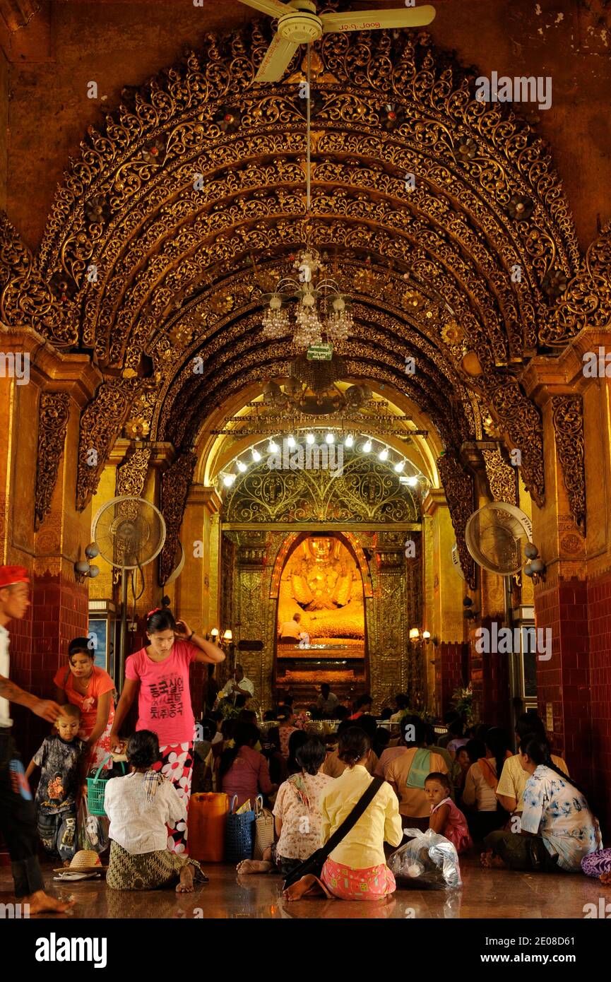 Mhamuni Buddha (The great sage) is the representation of the Buddha's ...