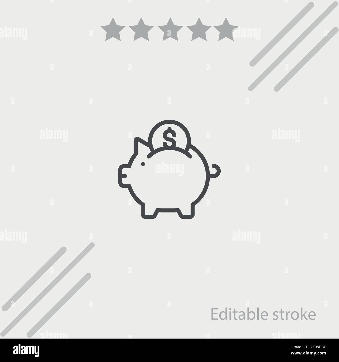 savings vector icon modern simple vector illustration Stock Vector ...