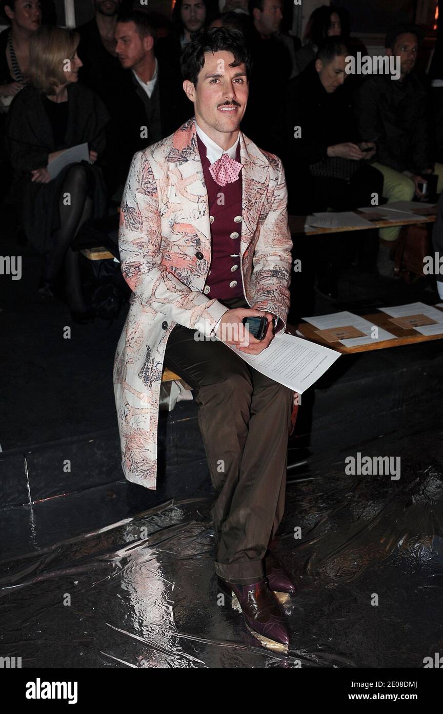 Sam Sparro attending John Galliano men's Fall-Winter 2012-2013 ...