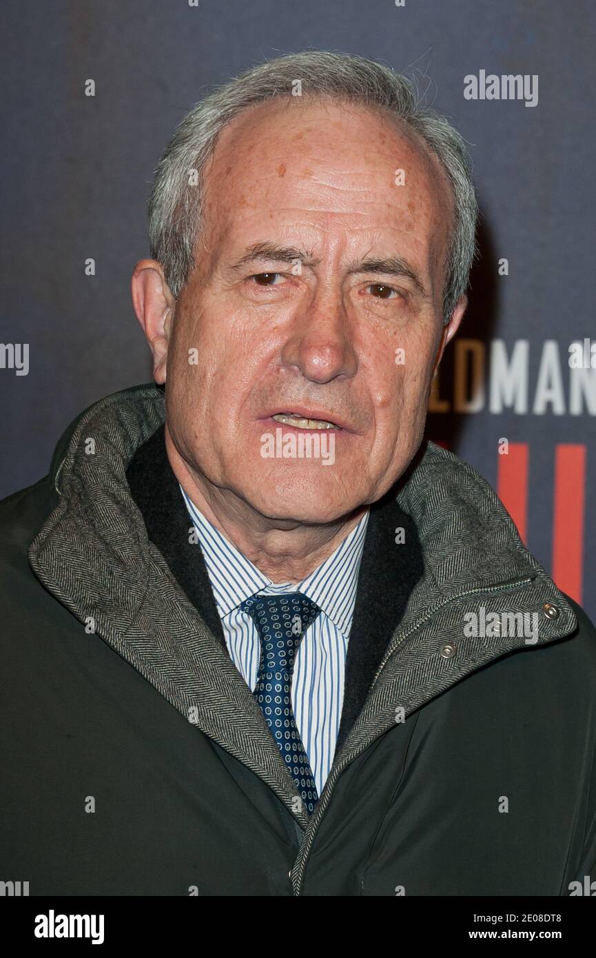 Jean Tiberi attending the french premiere of the movie 'Tinker, Tailor ...