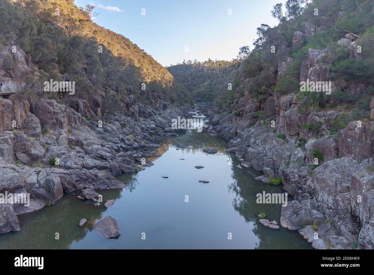 Cataract Gorge Reserve at Launceston in Tasmania, Australia Stock Photo ...