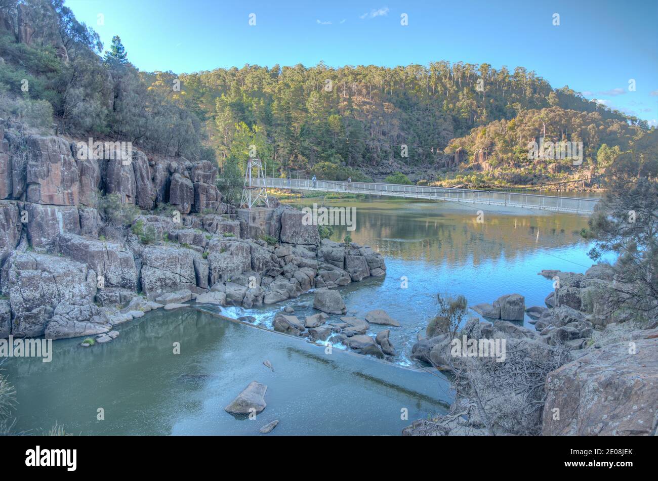 Alexandra suspension bridge hi-res stock photography and images - Alamy