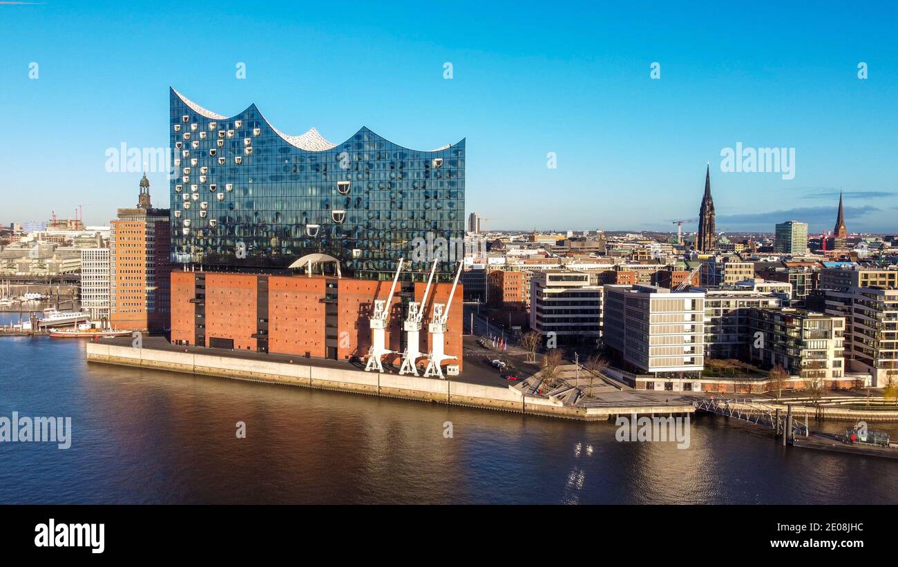 Famous Hamburg Concert Hall Elbphilharmonie in the harbour - CITY OF ...