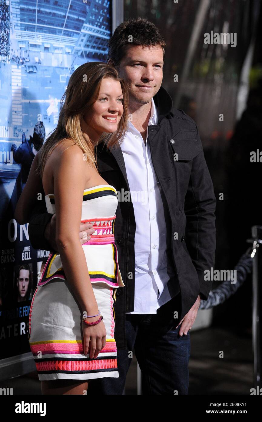 Sam Worthington attends the 'Man on a Ledge' premiere at the Chinese ...