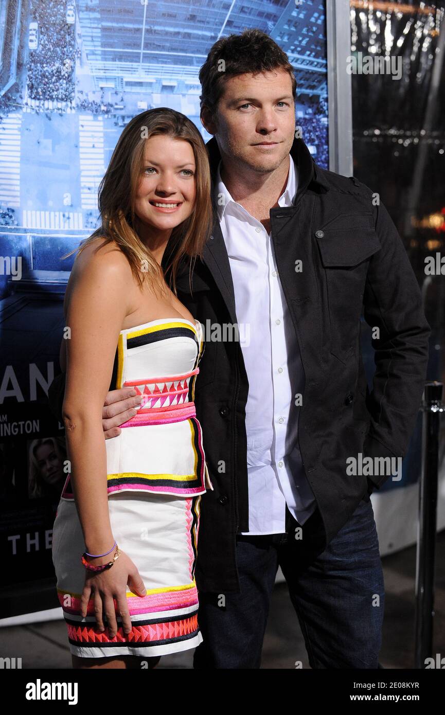 Sam Worthington attends the 'Man on a Ledge' premiere at the Chinese ...