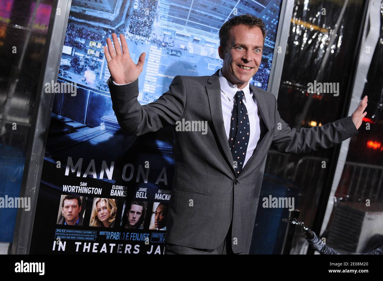 Director Asger Leth attends the 'Man on a Ledge' premiere at the ...