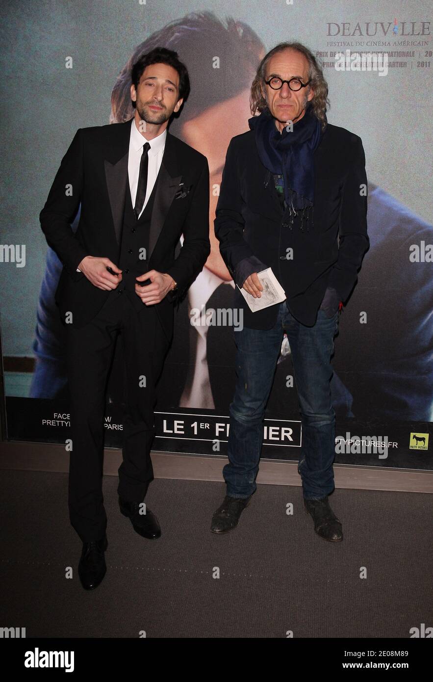 Adrien Brody and Tony Kaye arriving at the premiere of 'Detachment ...