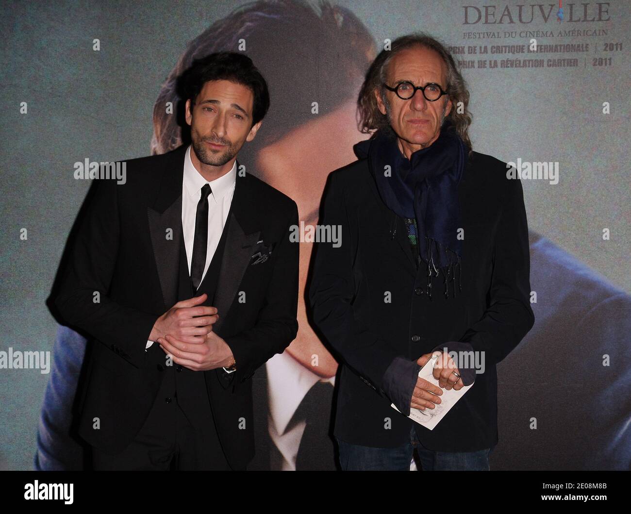 Adrien Brody and Tony Kaye arriving at the premiere of 'Detachment ...