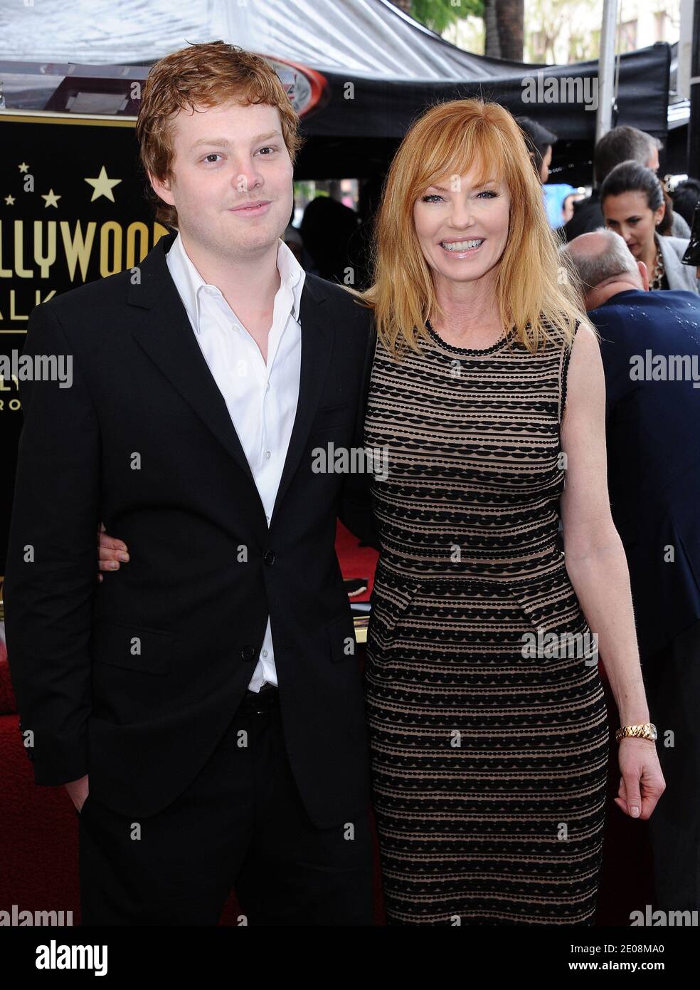 Hugh howard rosenberg and marg helgenberger hi-res stock photography ...