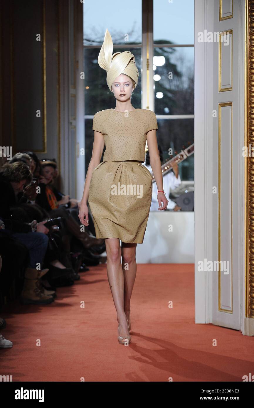 A model displays a creation by Designer Didit Hediprasetyo for his ...