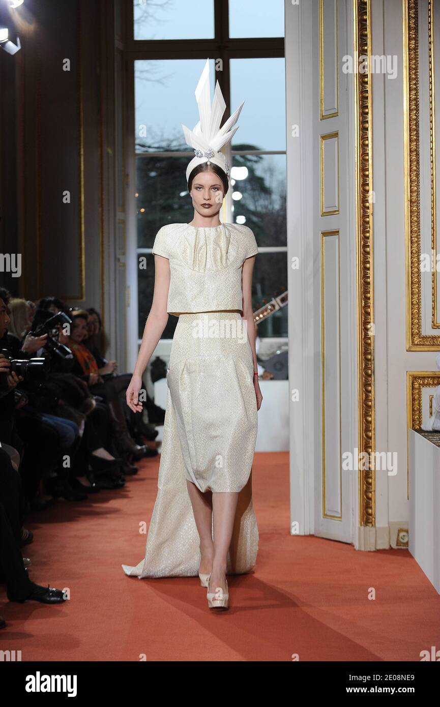 A model displays a creation by Designer Didit Hediprasetyo for his ...