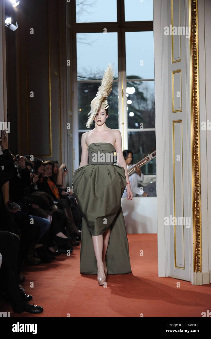 A model displays a creation by Designer Didit Hediprasetyo for his ...