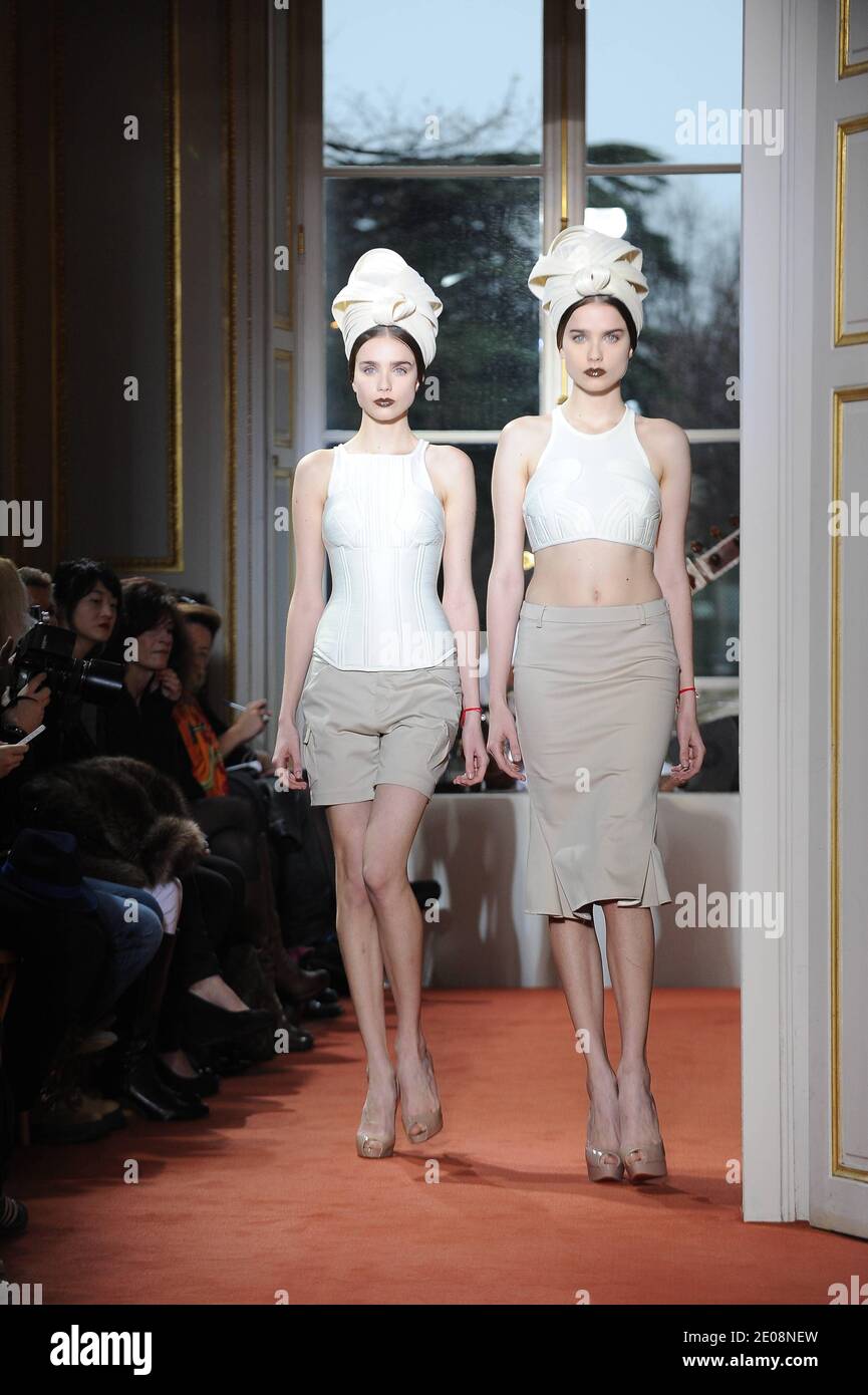 A model displays a creation by Designer Didit Hediprasetyo for his ...