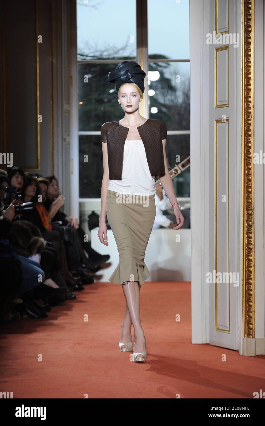 A model displays a creation by Designer Didit Hediprasetyo for his ...