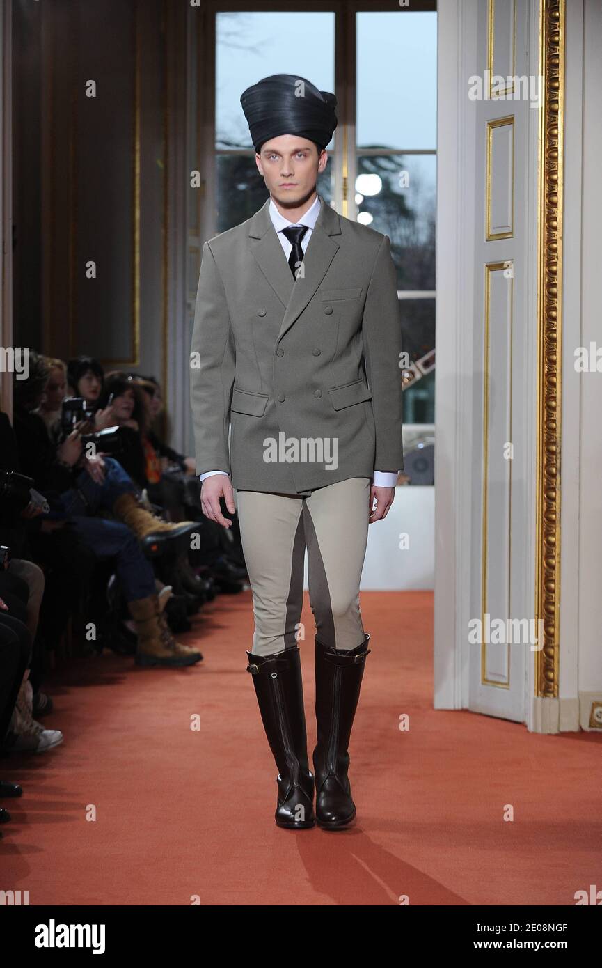 A model displays a creation by Designer Didit Hediprasetyo for his ...