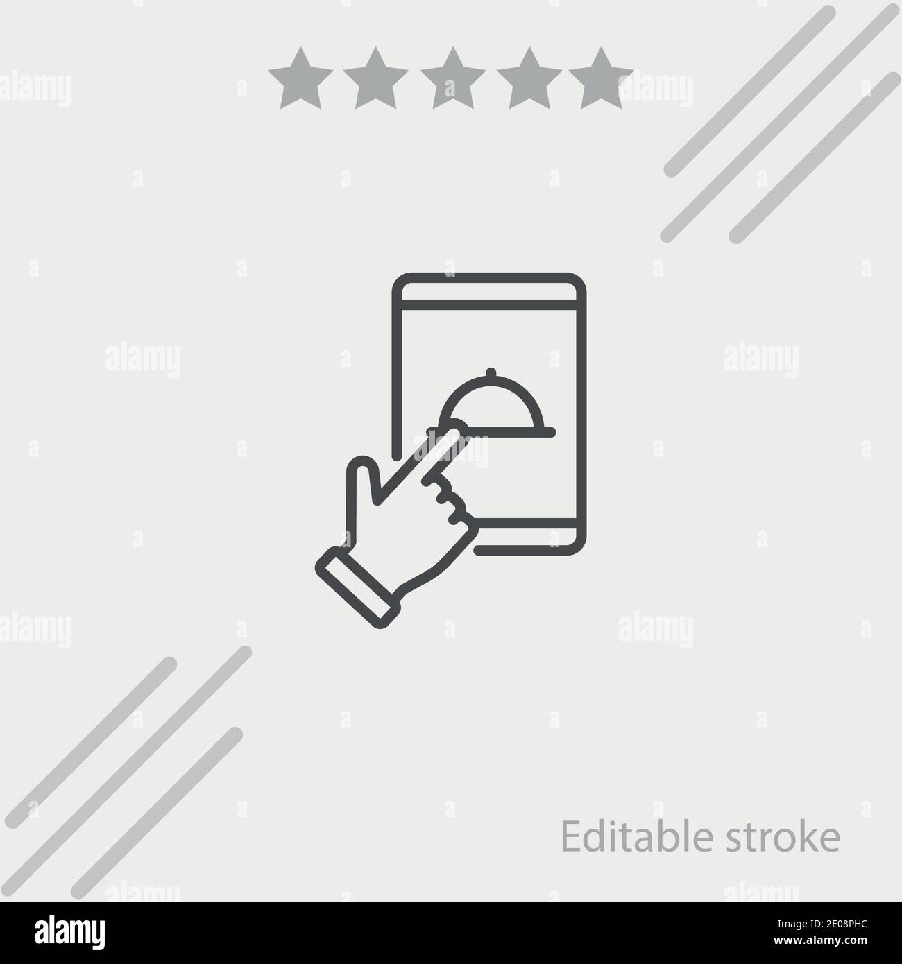 order food vector icon modern simple vector illustration Stock Vector ...