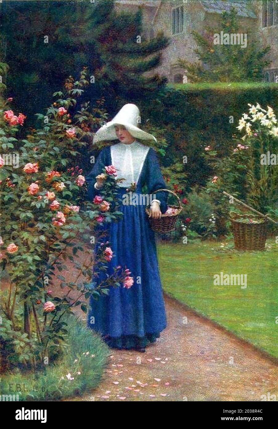 Leighton The Roses' Day 1910 Stock Photo - Alamy