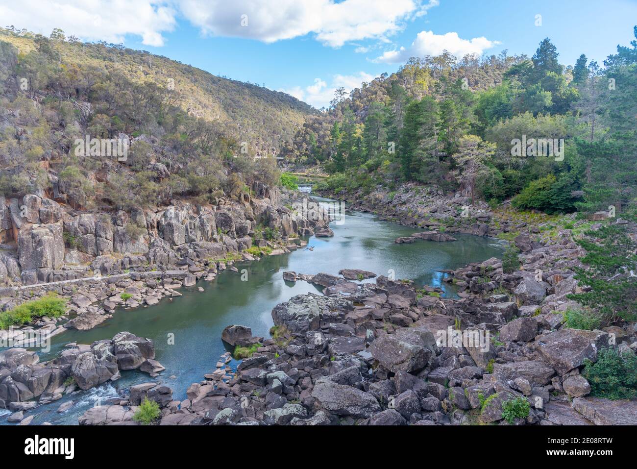 Cataract Gorge Reserve at Launceston in Tasmania, Australia Stock Photo ...