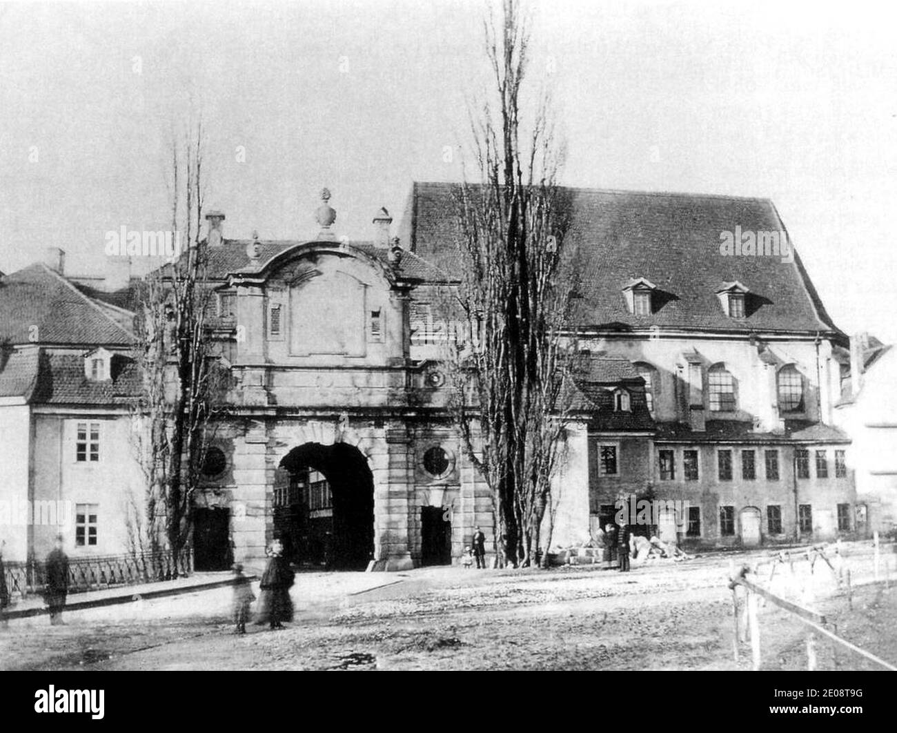 Leipzig Alte Peterskirche 1860 Süd Stock Photo - Alamy
