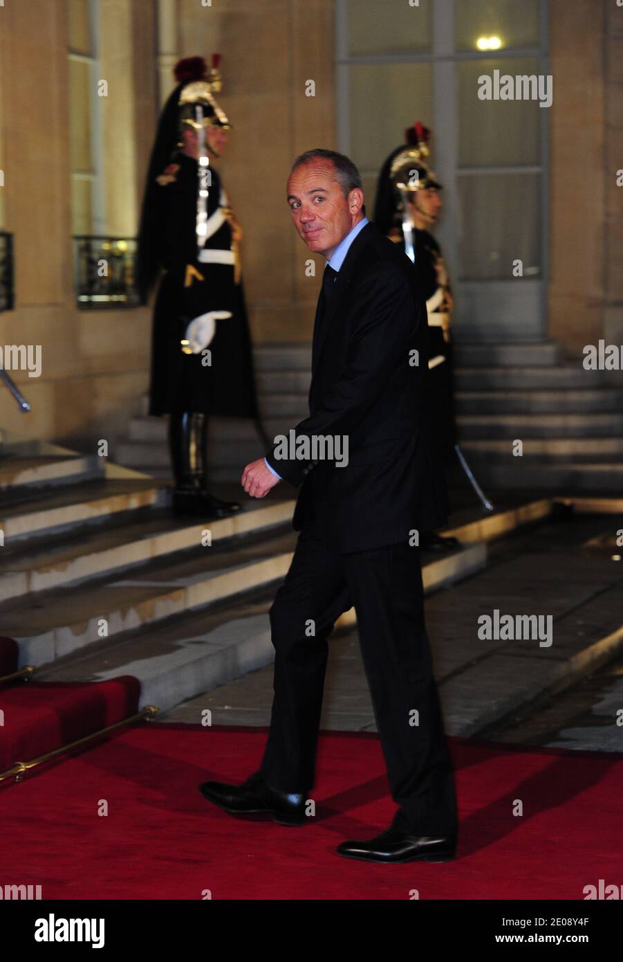 France Telecom chairman and CEO Stephane Richard arriving at a state ...