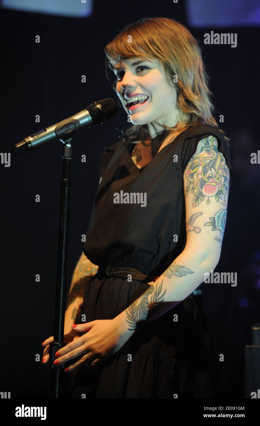 The Canadian singer Coeur de Pirate Live at Highline Ballroom in New ...