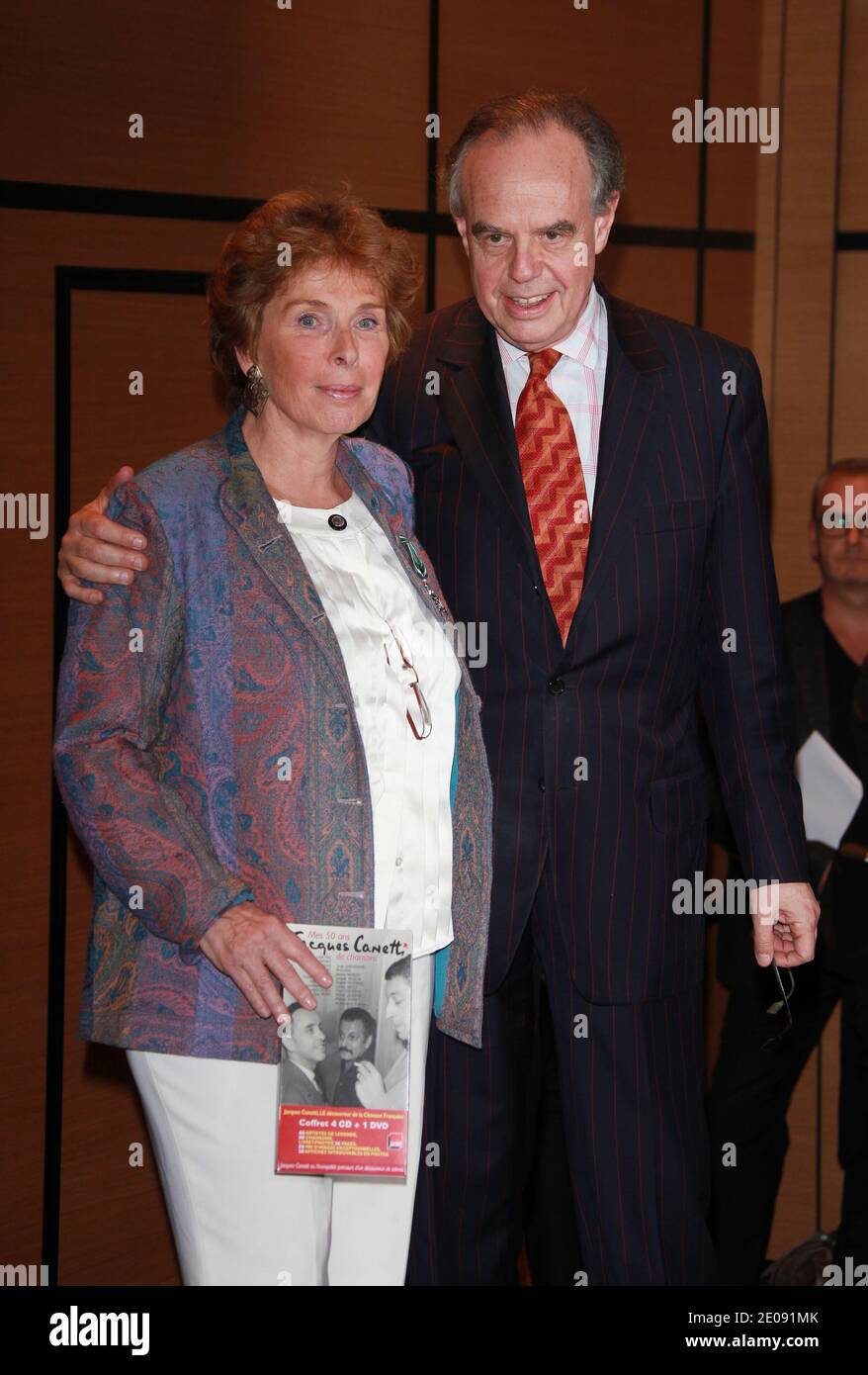 Francoise Canetti is awarded with the medal of Chevalier des Arts et ...