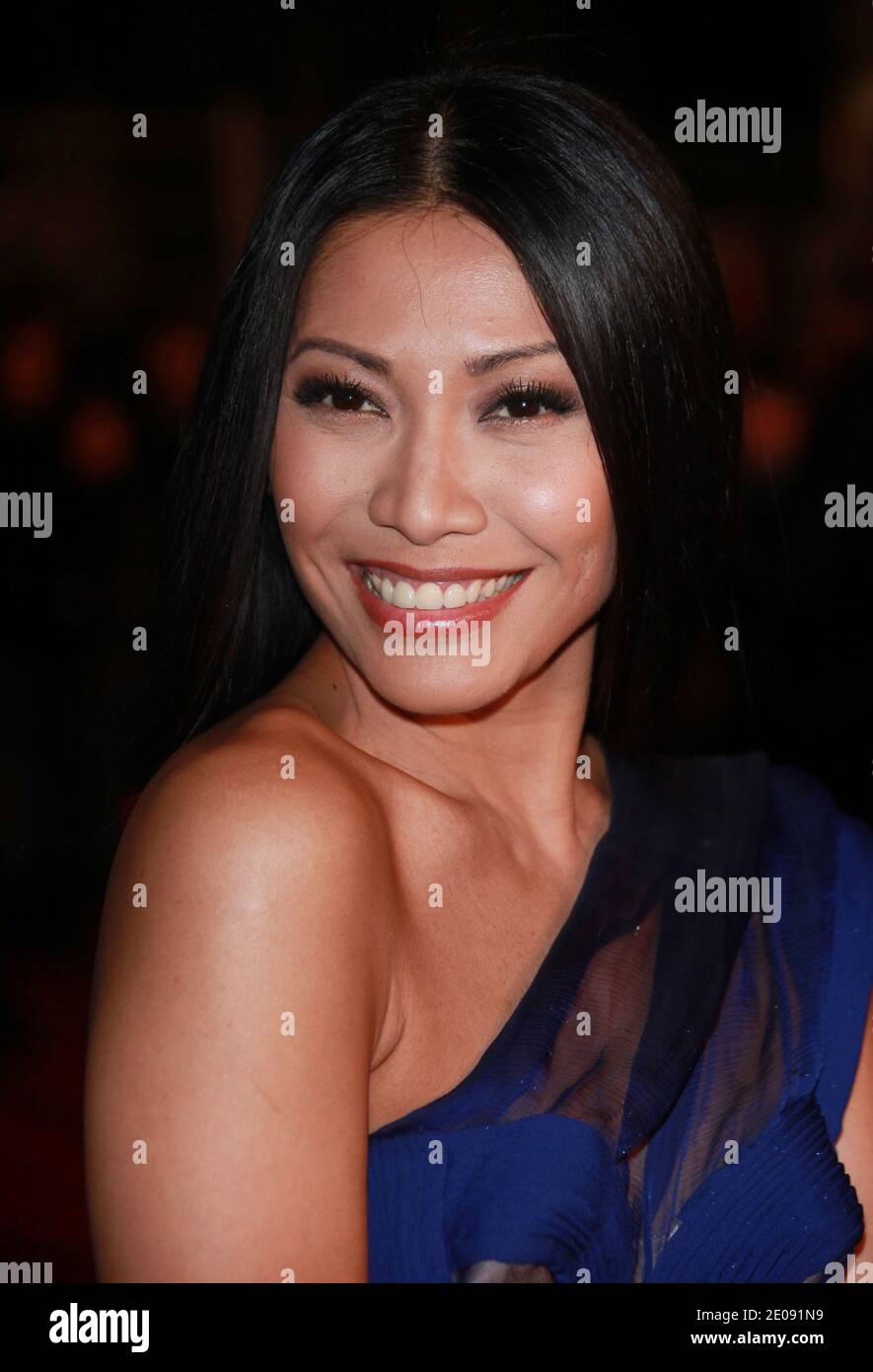 Anggun arriving to the 13th NRJ Music Awards ceremony held at the ...