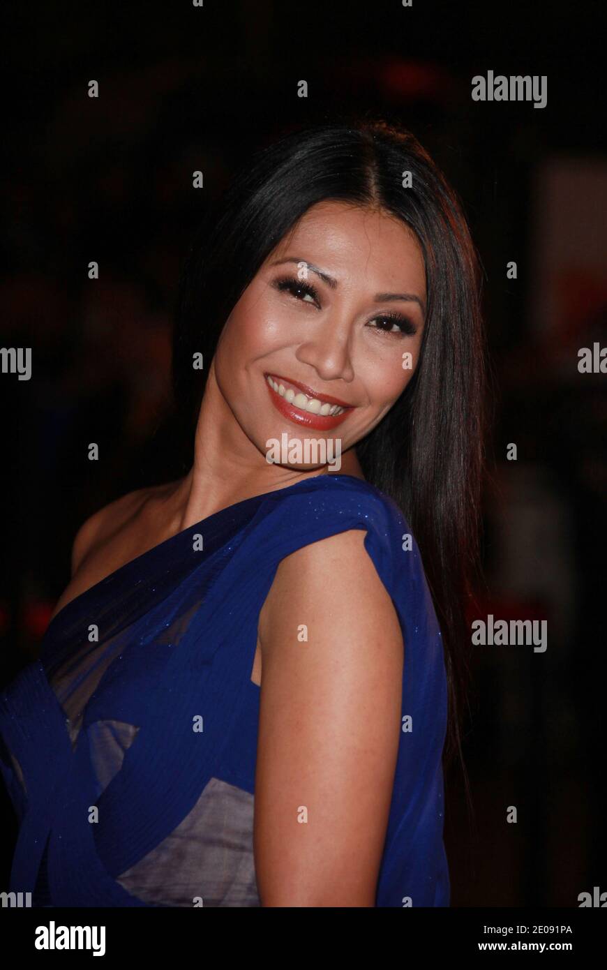 Anggun arriving to the 13th NRJ Music Awards ceremony held at the ...