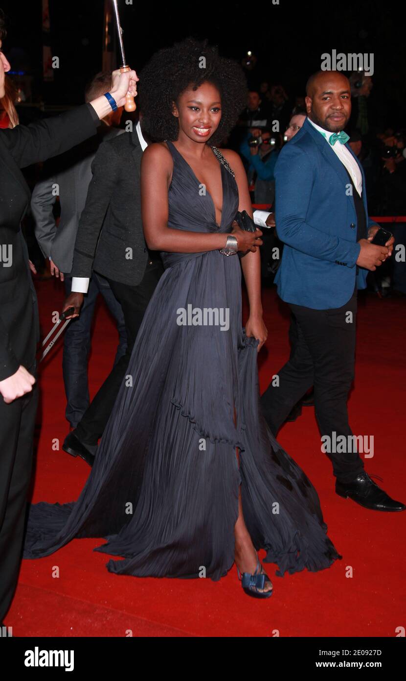 Inna Modja arriving to the 13th NRJ Music Awards ceremony held at the ...
